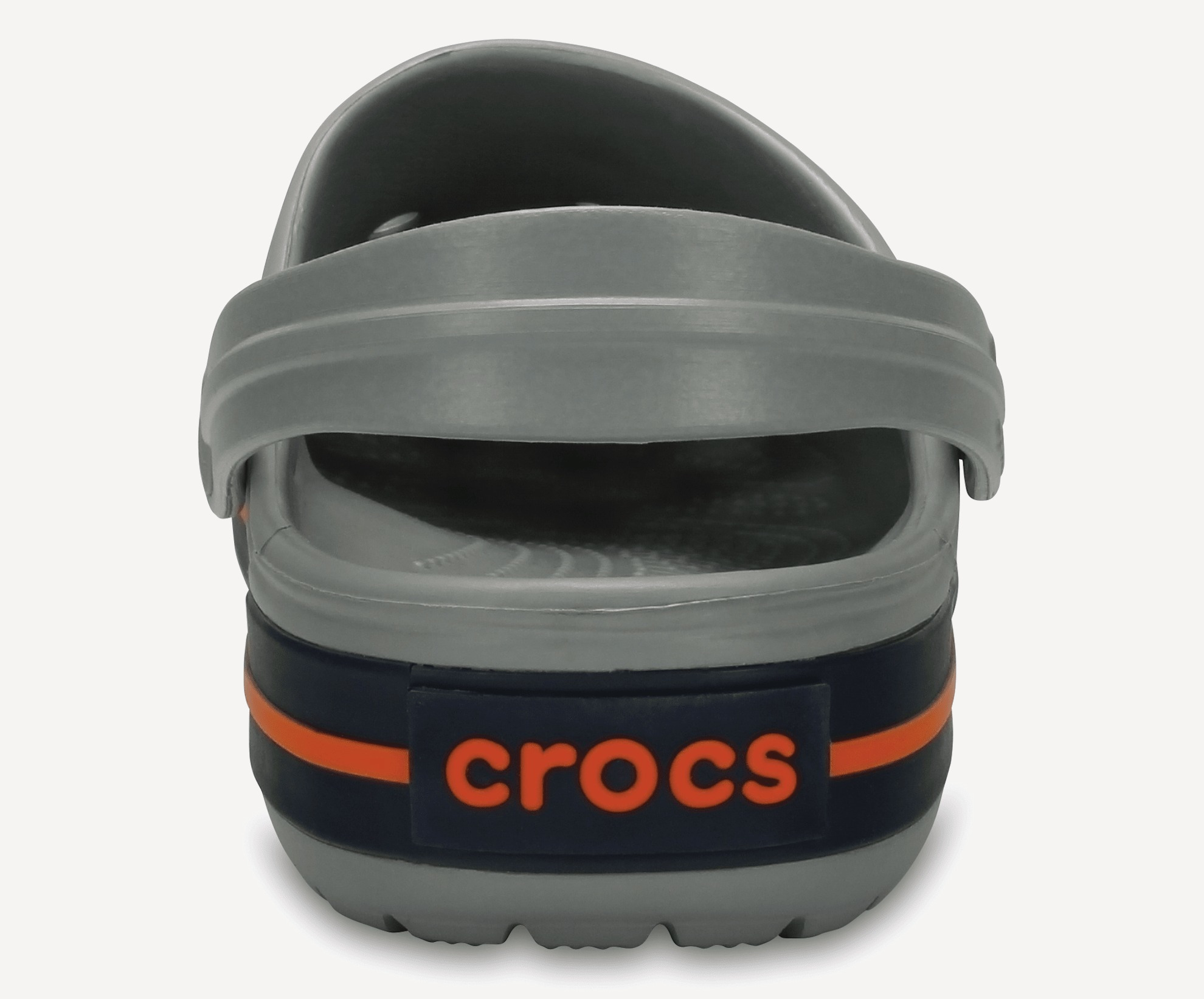 Crocs Crocband Clog Light Grey Navy EU 39 40 M7W9 24.6